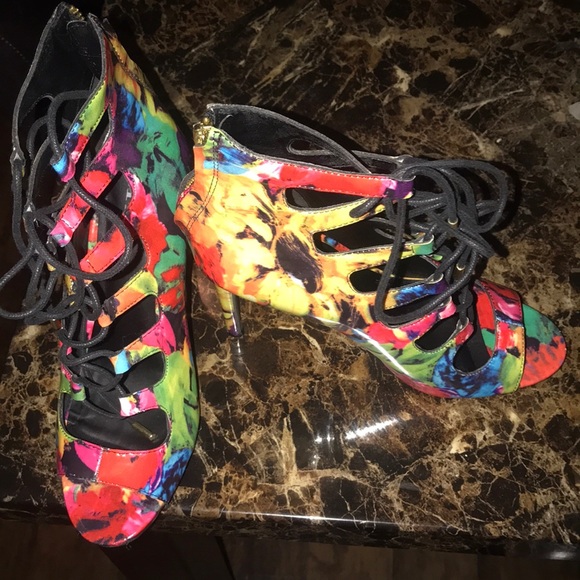 Shoes | Colorful Heels | Poshmark